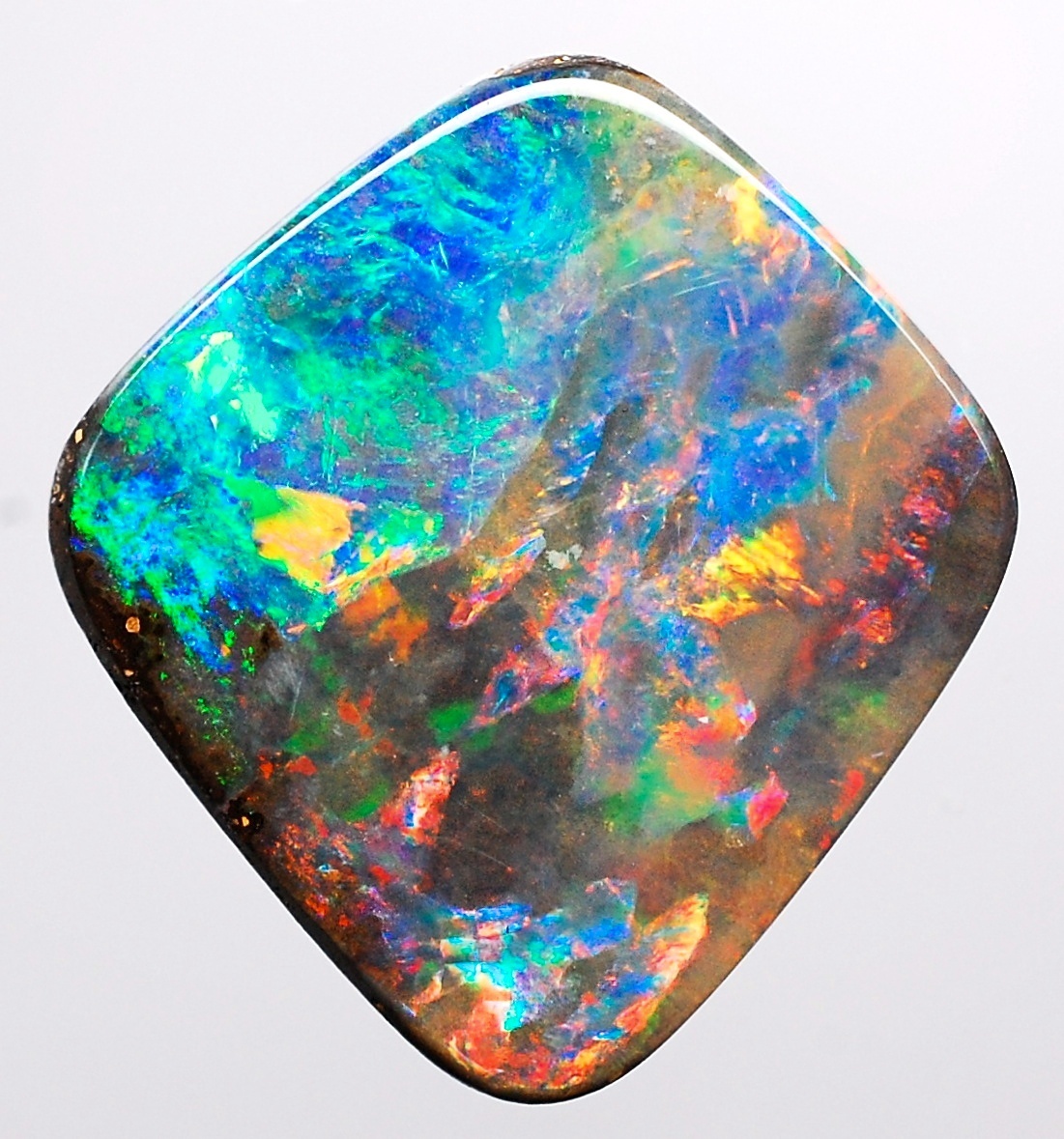 Yahoo!オークション - 【100円～】天然ボルダーオパール ルース 4.3...