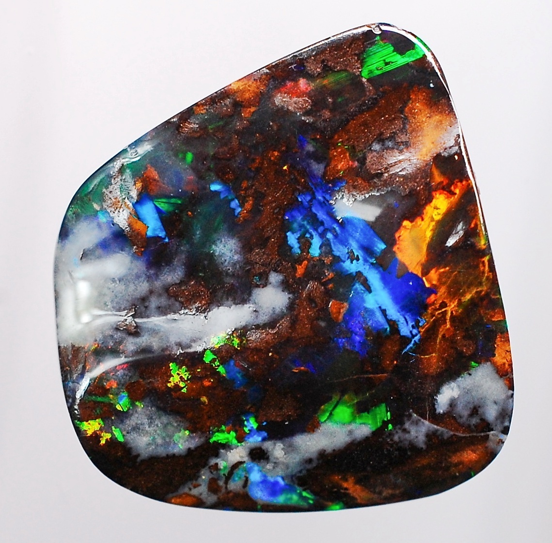 Yahoo!オークション - 【100円～】 天然ボルダーオパール ルース 20.5c...