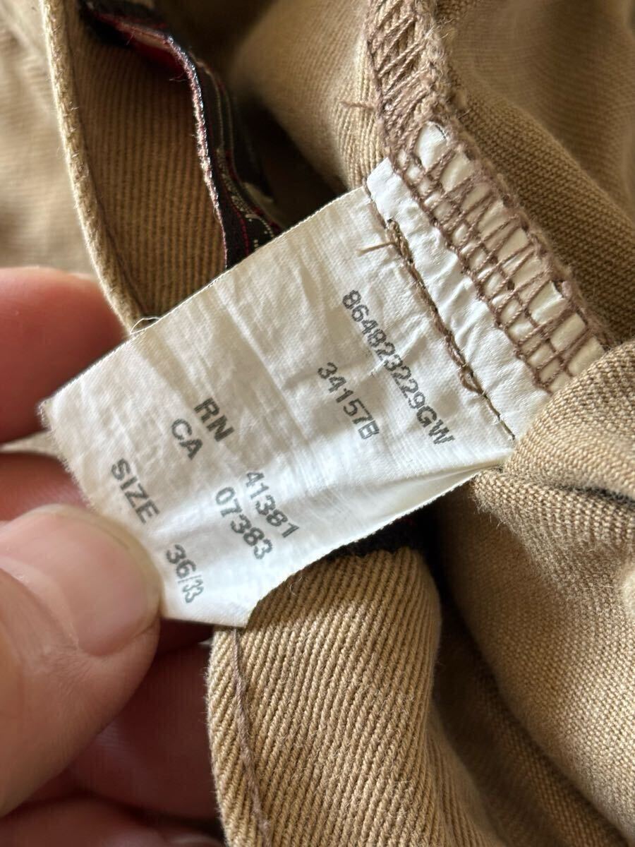 Yahoo!オークション - 90s RRL 三ツ星タグ アーミー チノパン 36 USA製...