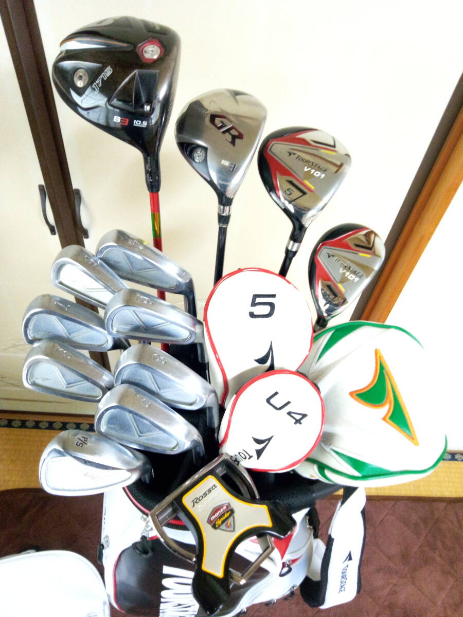 Yahoo!オークション - BRIDGESTONEGOLF j715 TOURSTAGE v101 GR Tailo...