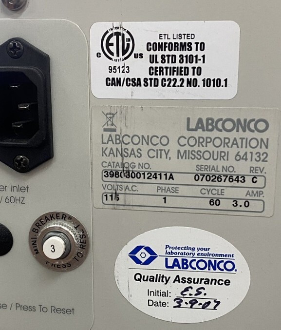 Yahoo!オークション - 在庫3台有 バイオセーフティキャビネット LABCO...