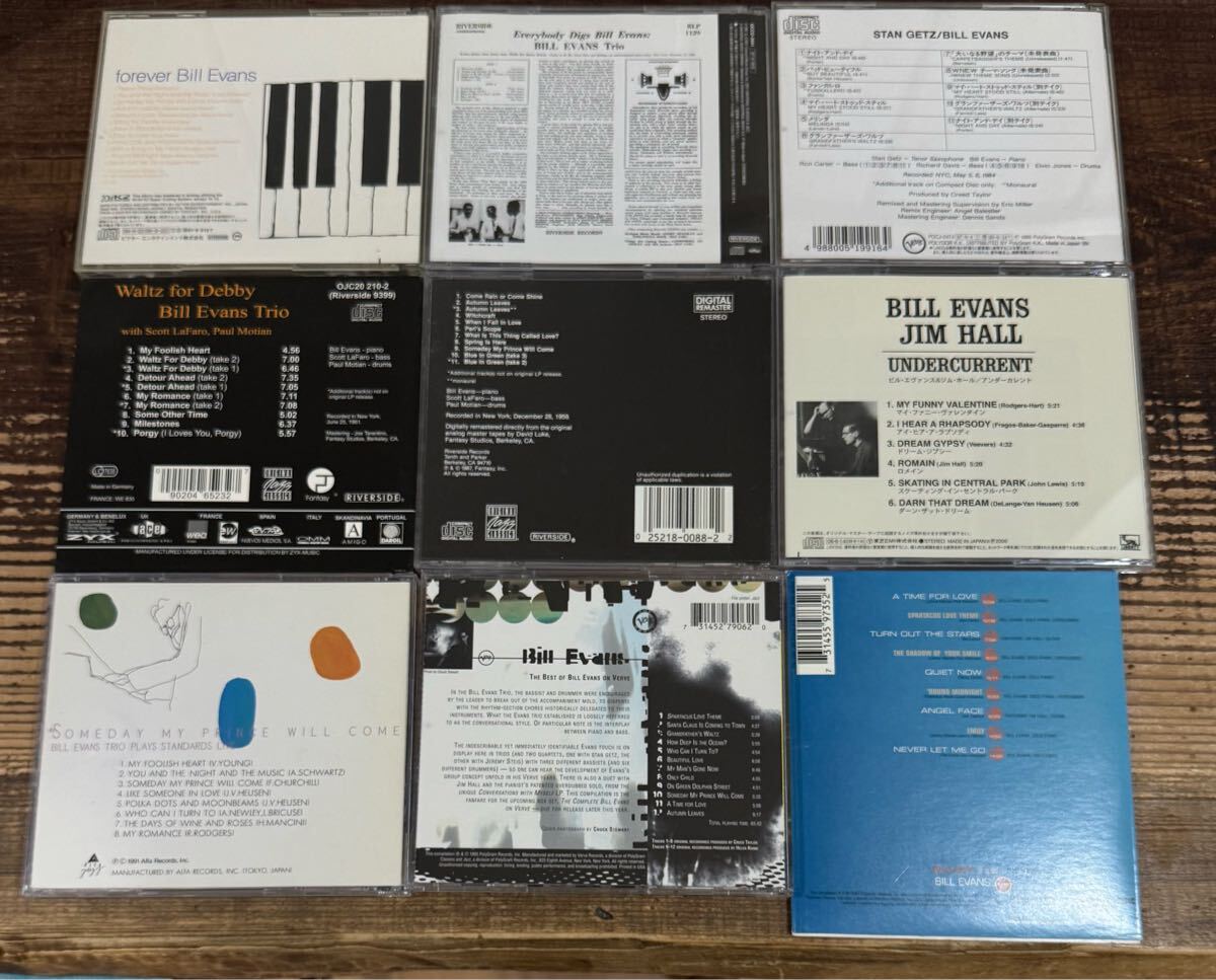 Yahoo!オークション - 名盤 JAZZ CD9枚セット】ビル・エヴァンス Bill ...