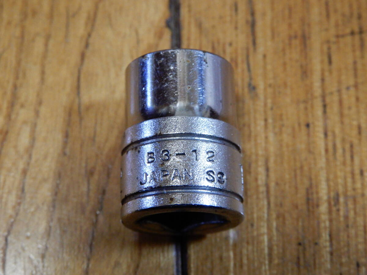 Yahoo!オークション - KTC 3/8(9.5㎜) ソケット(六角) B3-12