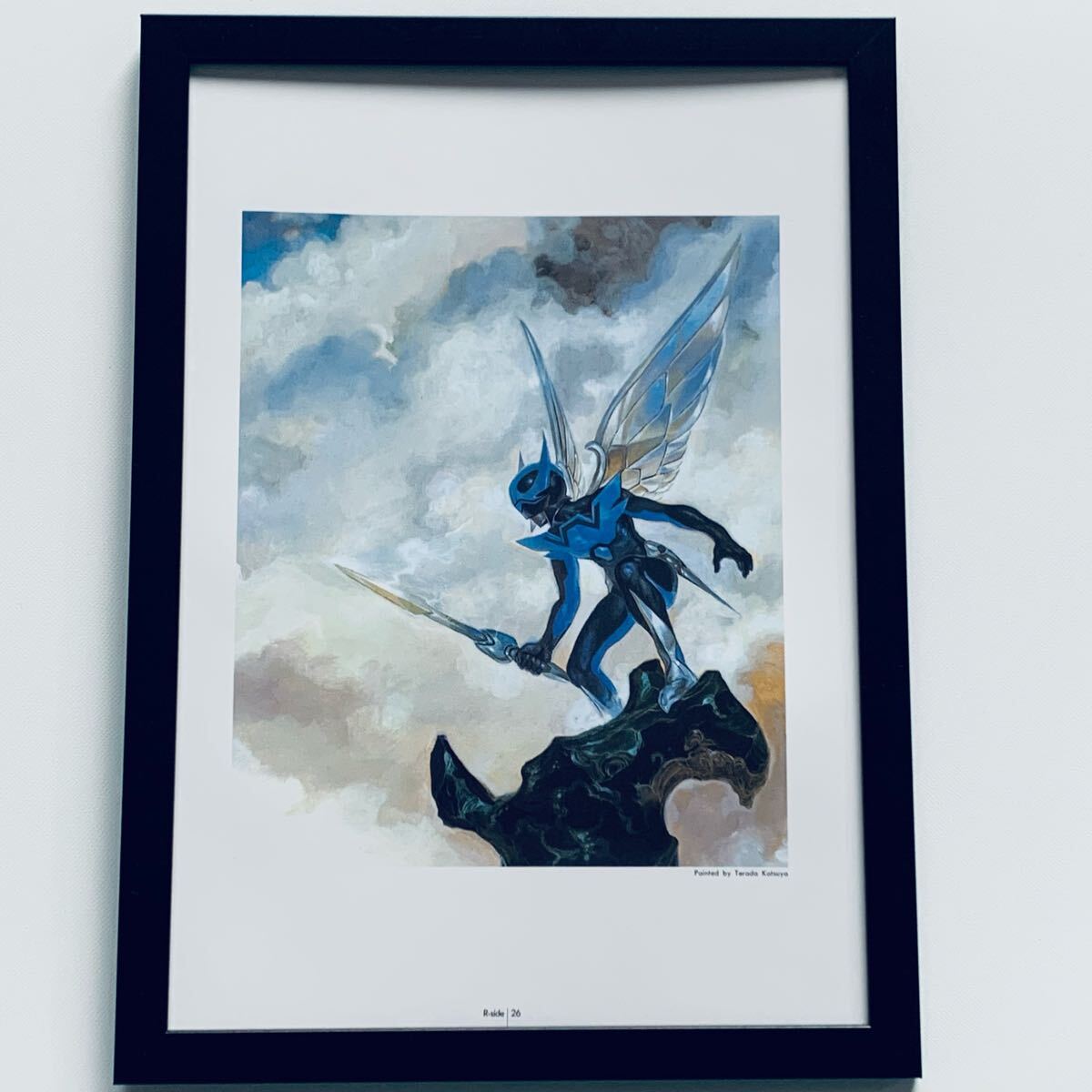 Yahoo!オークション - ウイングマン イラスト 額入り A4サイズ ポスタ...