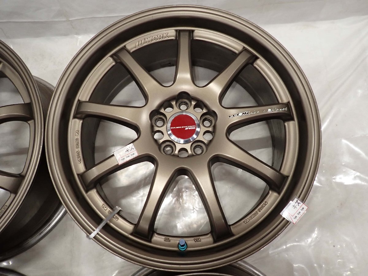 Yahoo!オークション - 4本SET 会社宛 送料無料 18×7.5J WORK ワーク ...