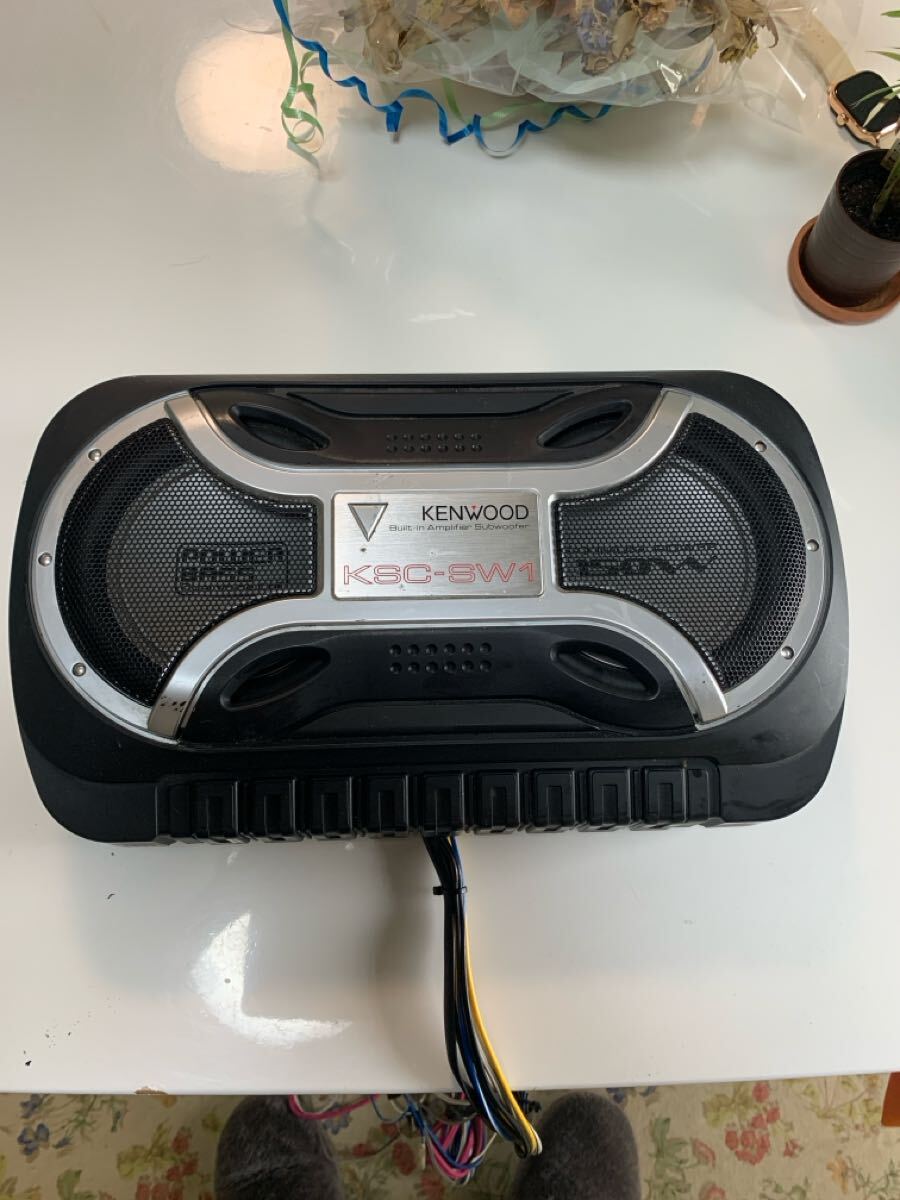 Yahoo!オークション - サブウーファ Kenwood KSC-SW1 内蔵アンプサブウ...