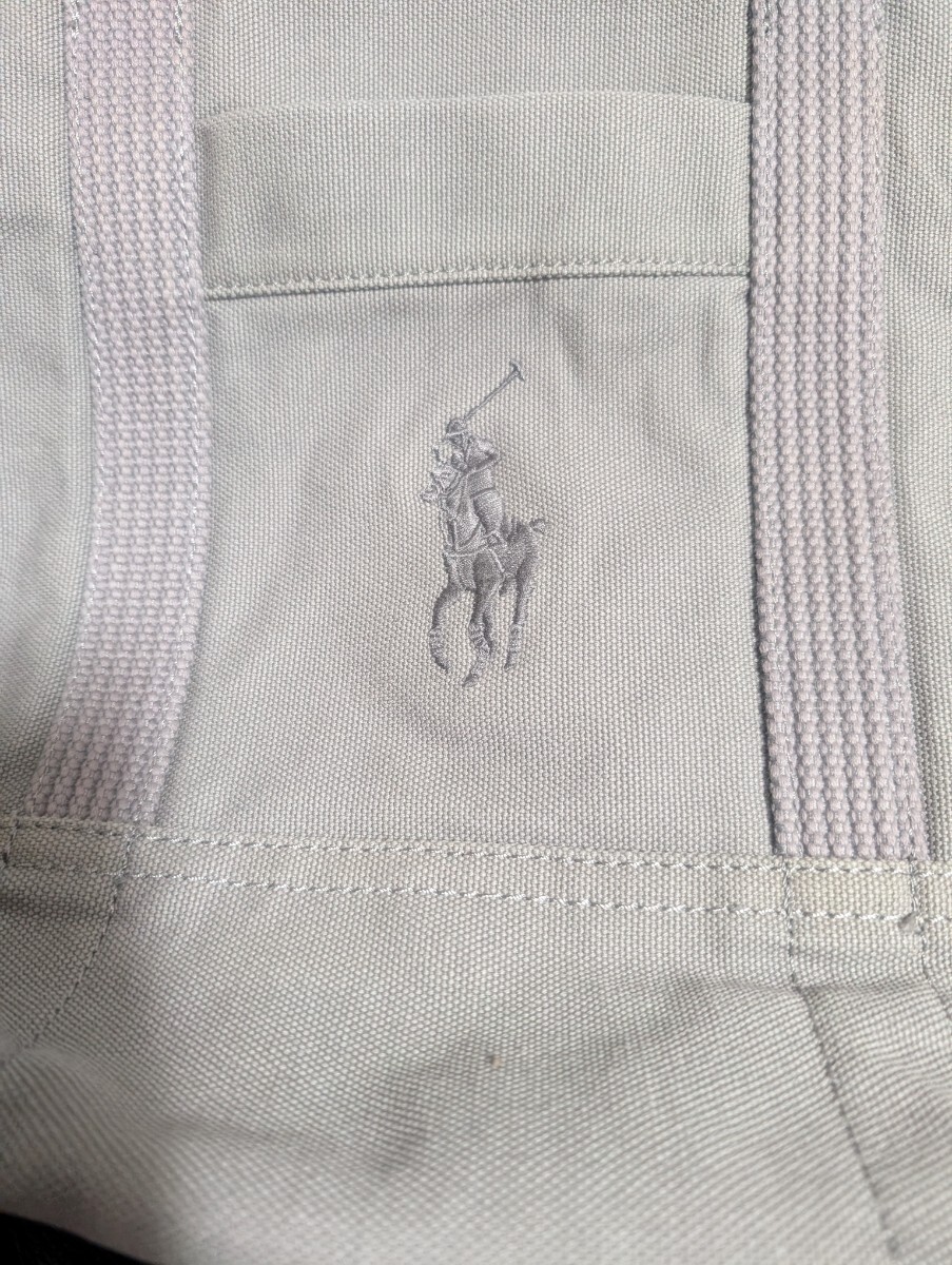 Yahoo!オークション - ラルフローレン トートバッグ グレー A4ファイル...