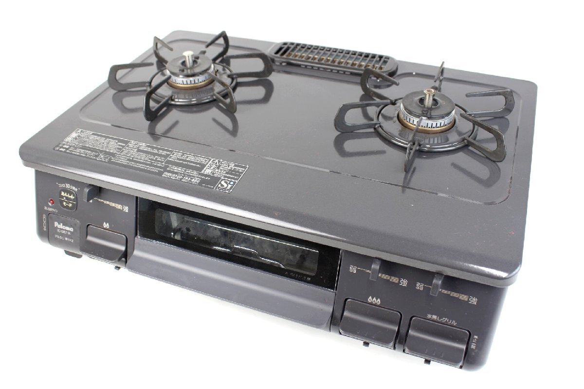 Yahoo!オークション - 2022年製 パロマ グリル付きガステーブル IC-S87...