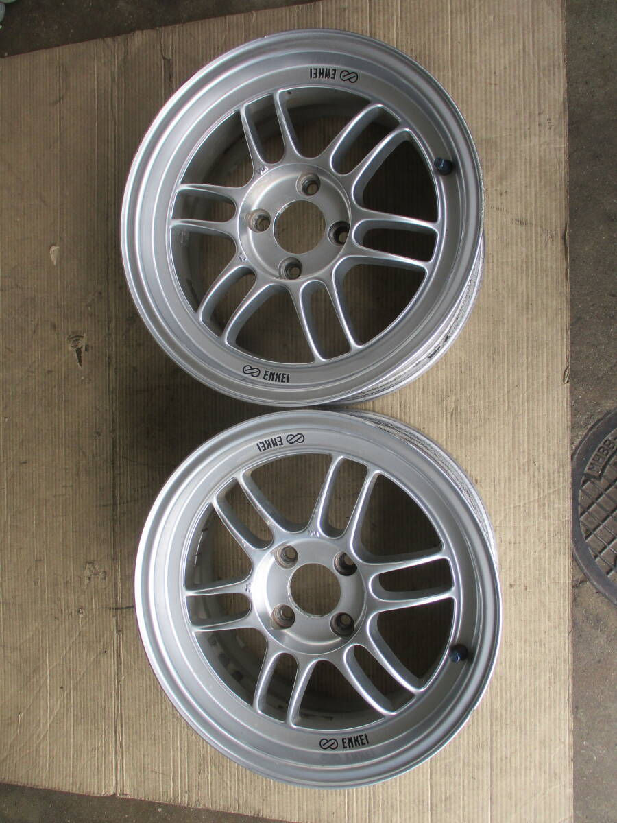 Yahoo!オークション - エンケイ RPF1 15インチ PCD100 7JJ ＋4...