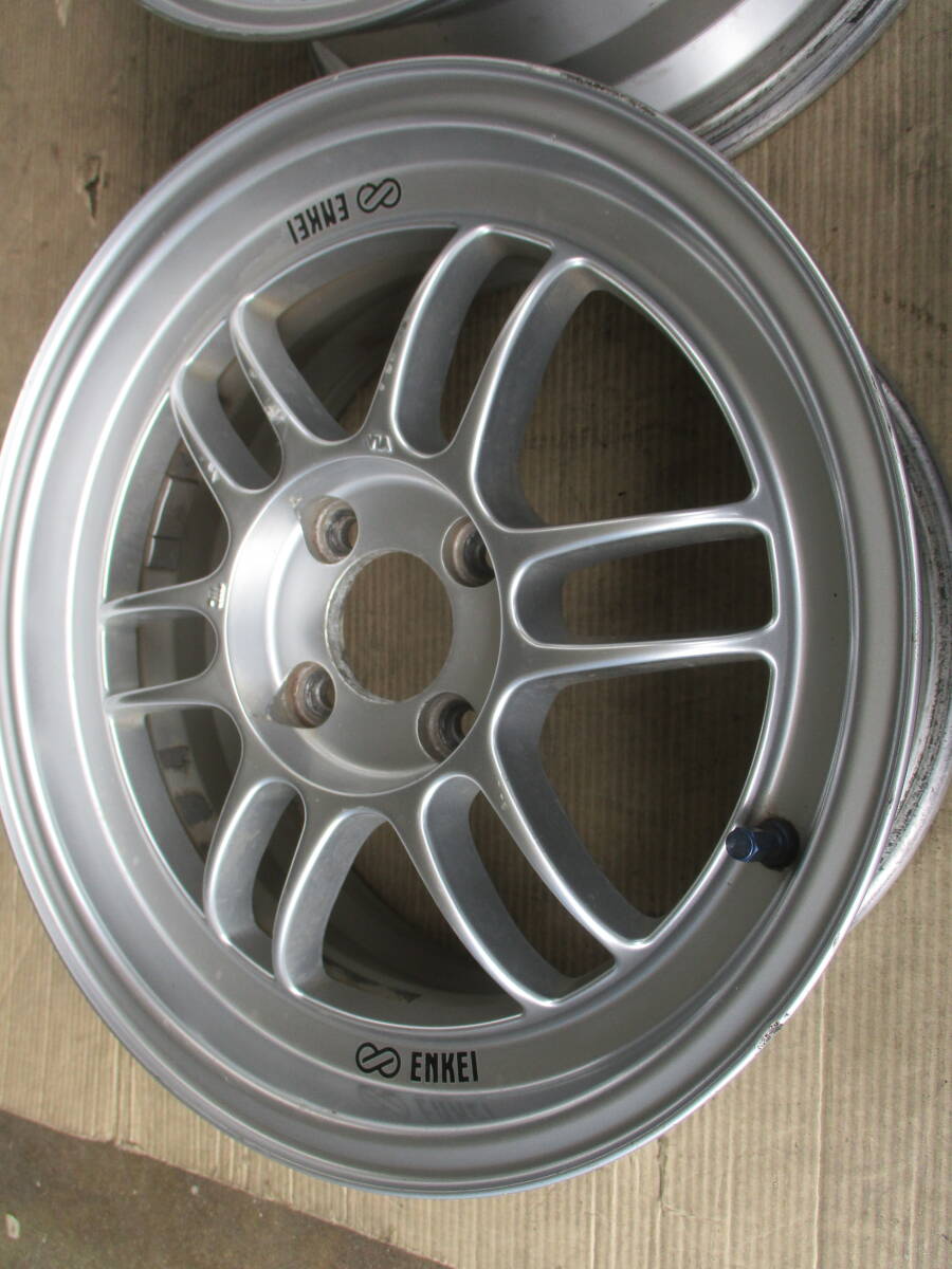 Yahoo!オークション - エンケイ RPF1 15インチ PCD100 7JJ ＋4...