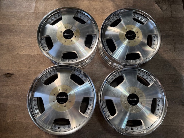 Yahoo!オークション - 232 WORK Euro line 18インチ 8J +30 139.7 6H ...