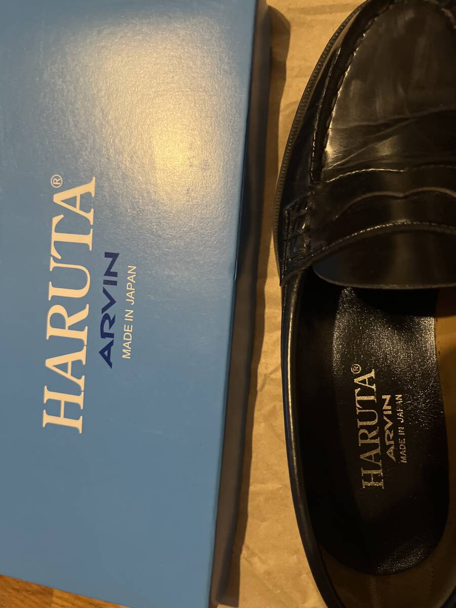 Yahoo!オークション - used ハルタ HARUTA ARVIN 雨の日も履けるローフ...