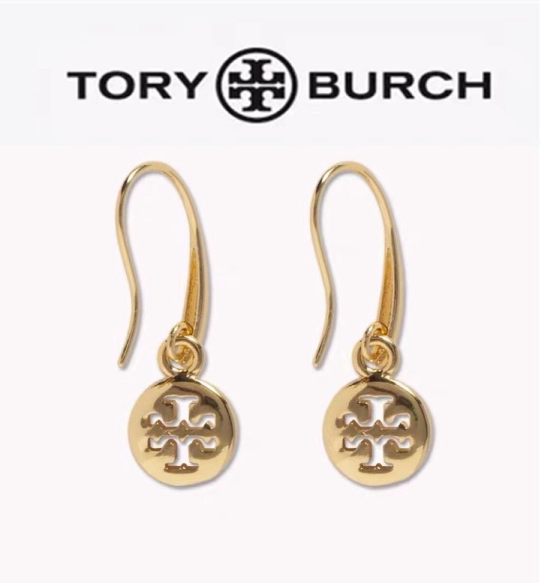 Yahoo!オークション - TB001 Tory Burch トリーバーチ ゴールド ピアス