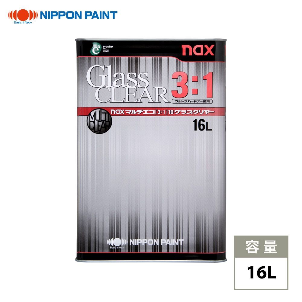 Yahoo!オークション - naxマルチエコ(3 1)10グラスクリヤー 16L/日本ペ...