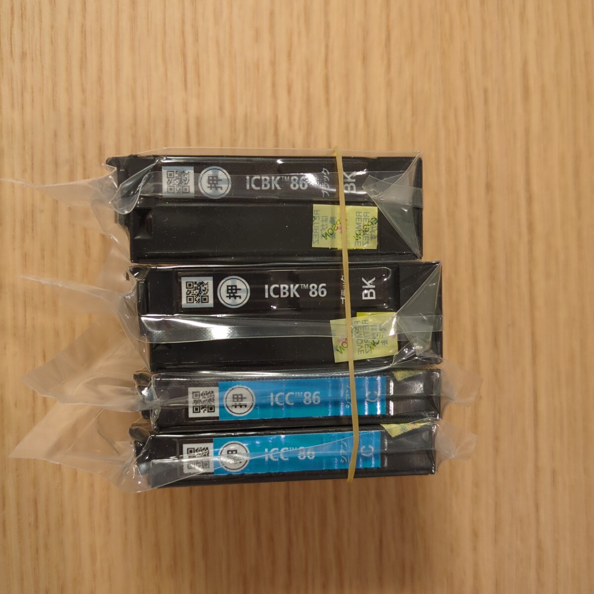 Yahoo!オークション - EPSON 純正インク ICBK86 2個 ICC86 2個 未使用...