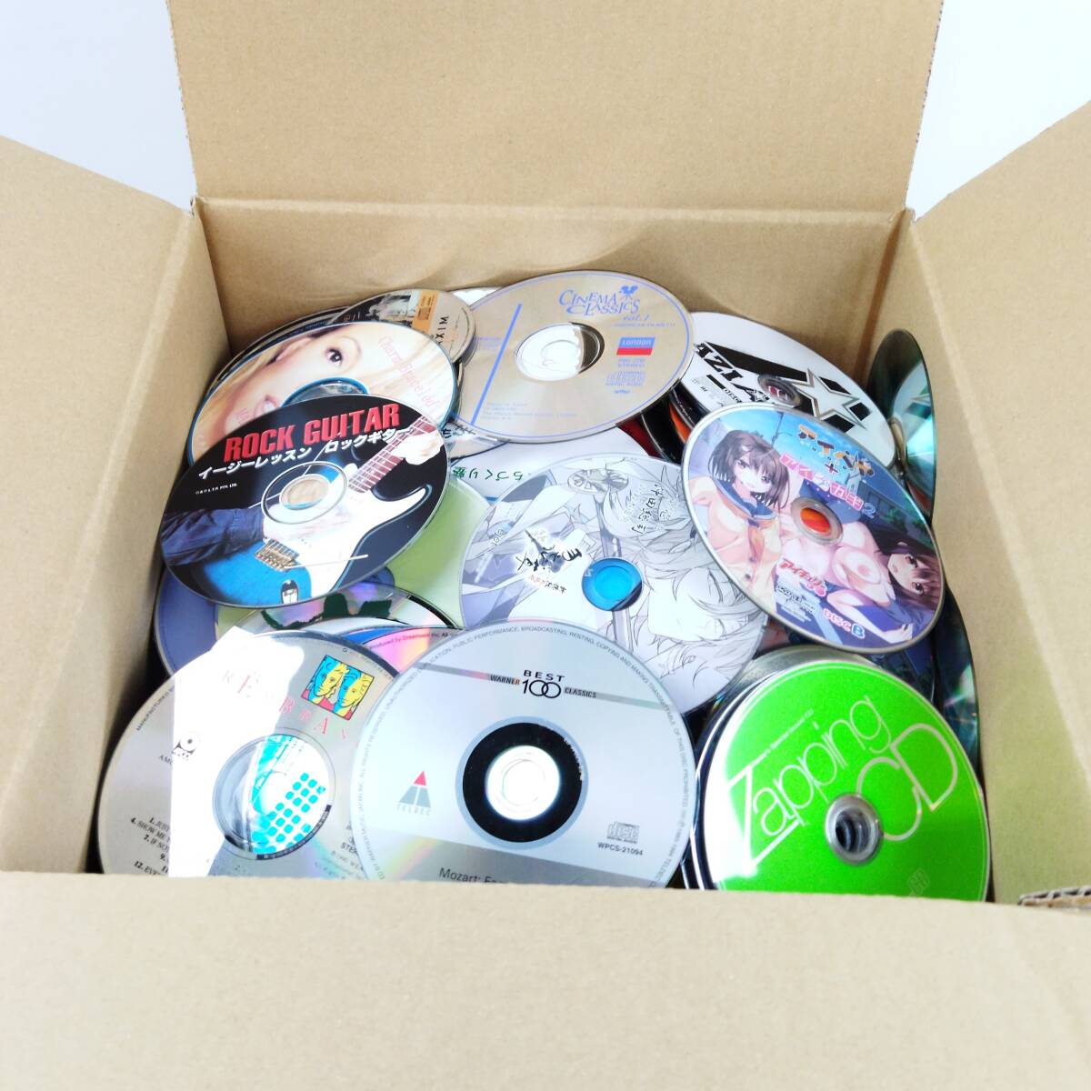 Yahoo!オークション - 【C459】 中古 約700枚 CD・DVD まとめ売り ディ...