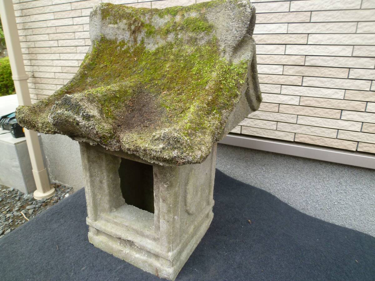 Yahoo!オークション - 【石製】氏神様(51㎝ 38Kg) お宮 石祠 屋敷神 敷...