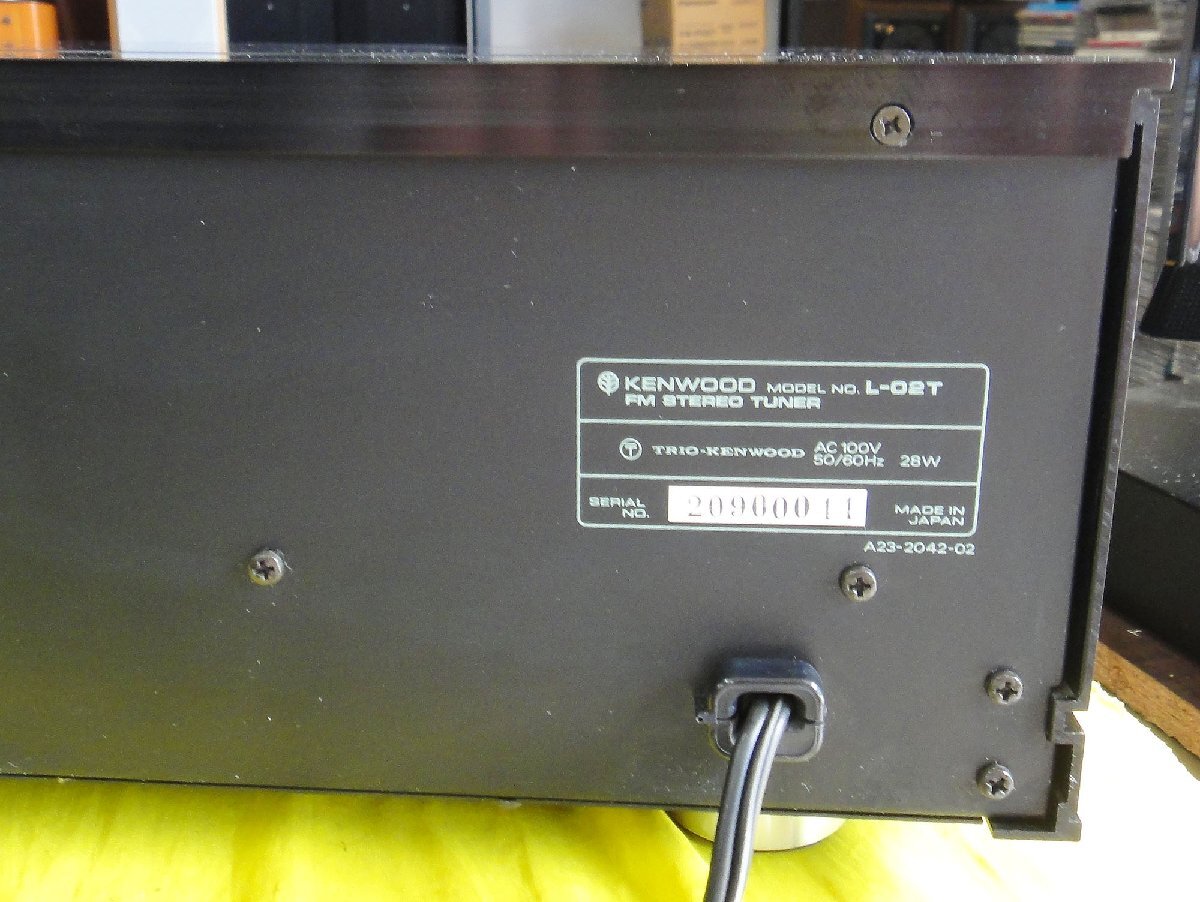 Yahoo!オークション - KENWOOD/FM専用チューナー『L-02T』訳有