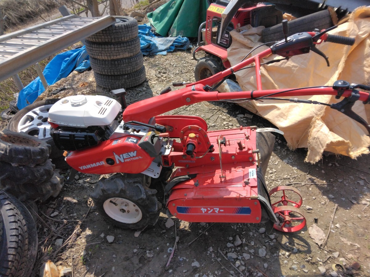 Yahoo!オークション - ヤンマー耕運機 管理機NEW PRT551L 動作OK YANMA...