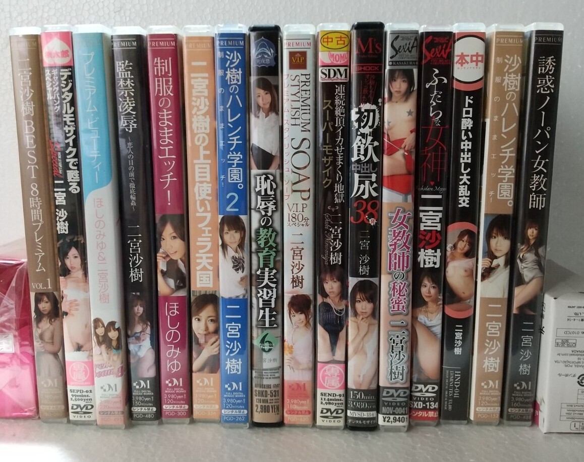 Yahoo!オークション - 二宮沙樹 DVD16本 まとめ売り 正規品