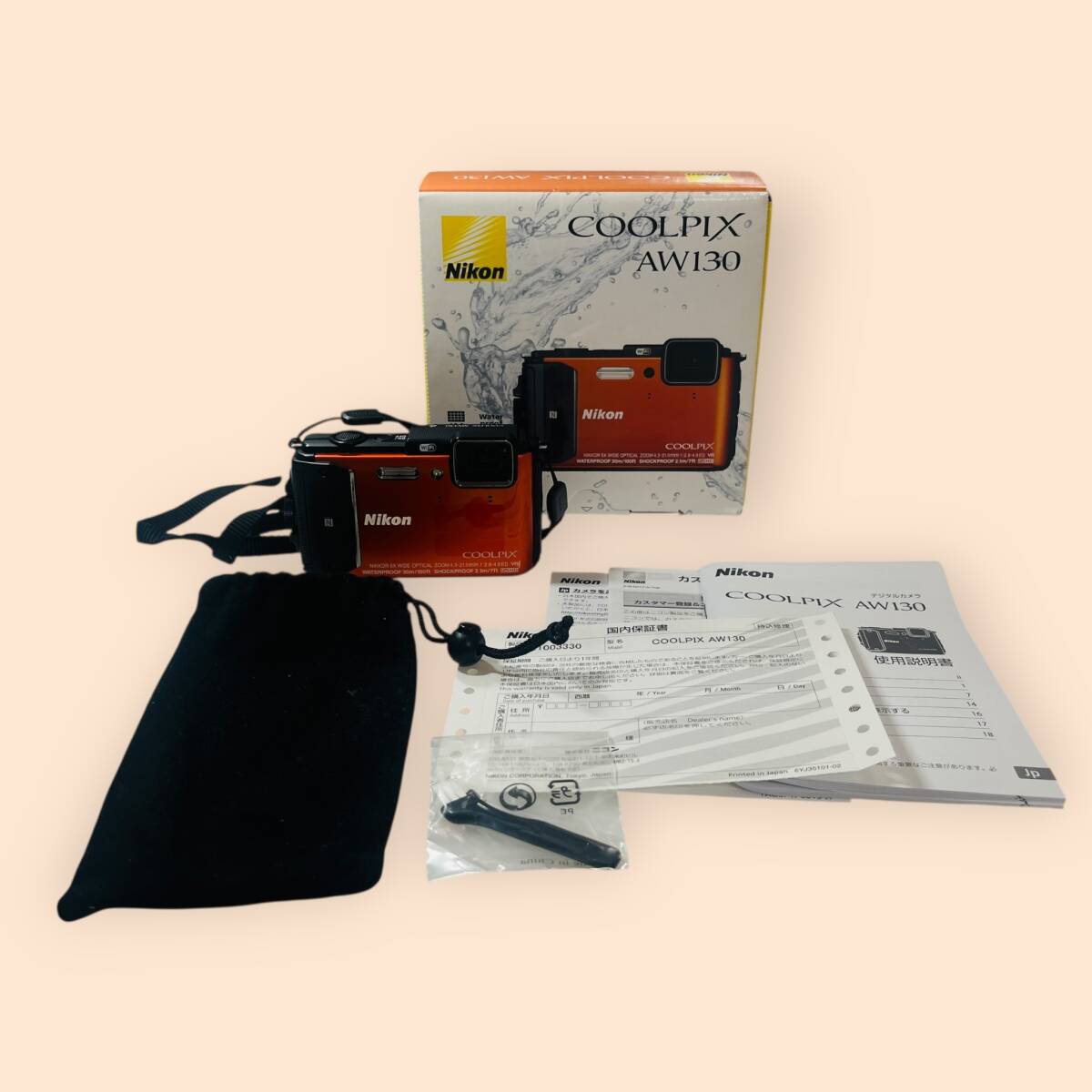 Yahoo!オークション - T128 防水デジタルカメラ Nikon COOLPIX AW130 1...