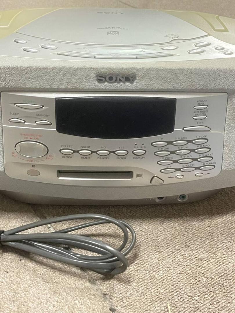 Yahoo!オークション - SONY/ソニー MDIO パーソナルミニディスクシステ...