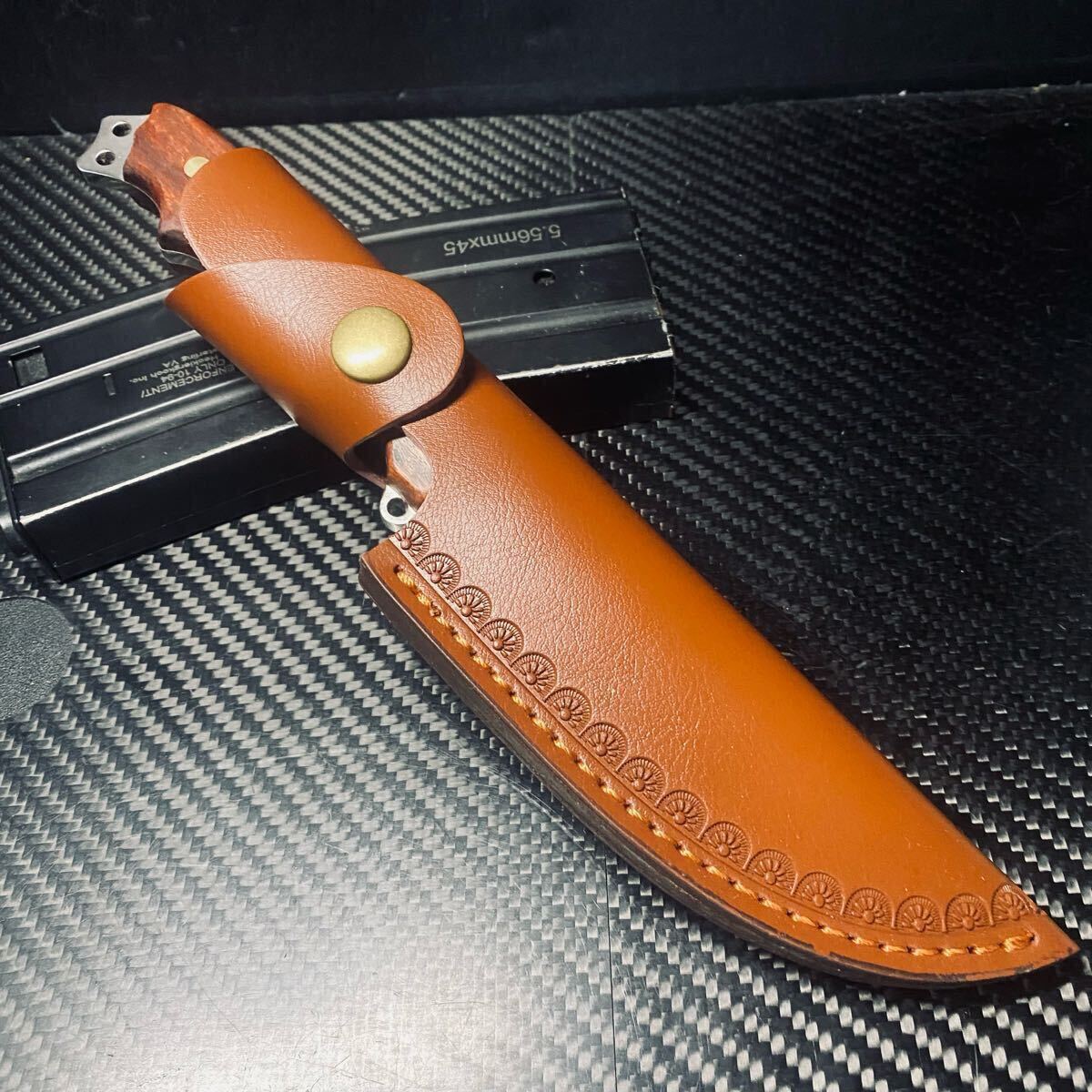 Yahoo!オークション - 200g サバイバルナイフ アウトドアナイフ キャン...