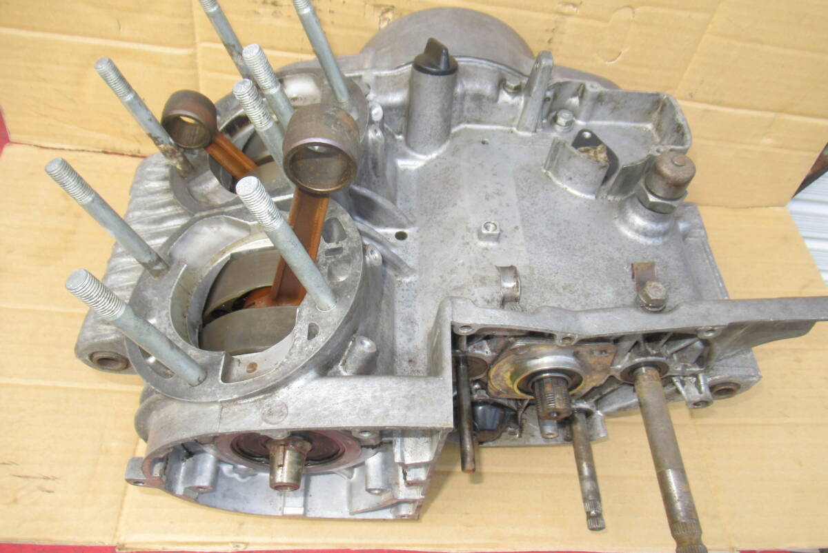 Yahoo!オークション - スズキ T500 2型 腰下Eng クランク回る 部品取...