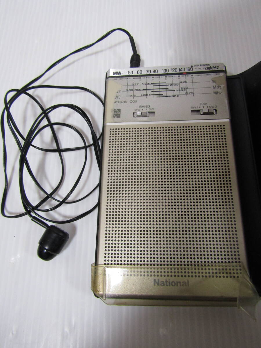 Yahoo!オークション - A1026 ナショナル NATIONAL 短波 am ラジオ 動作...