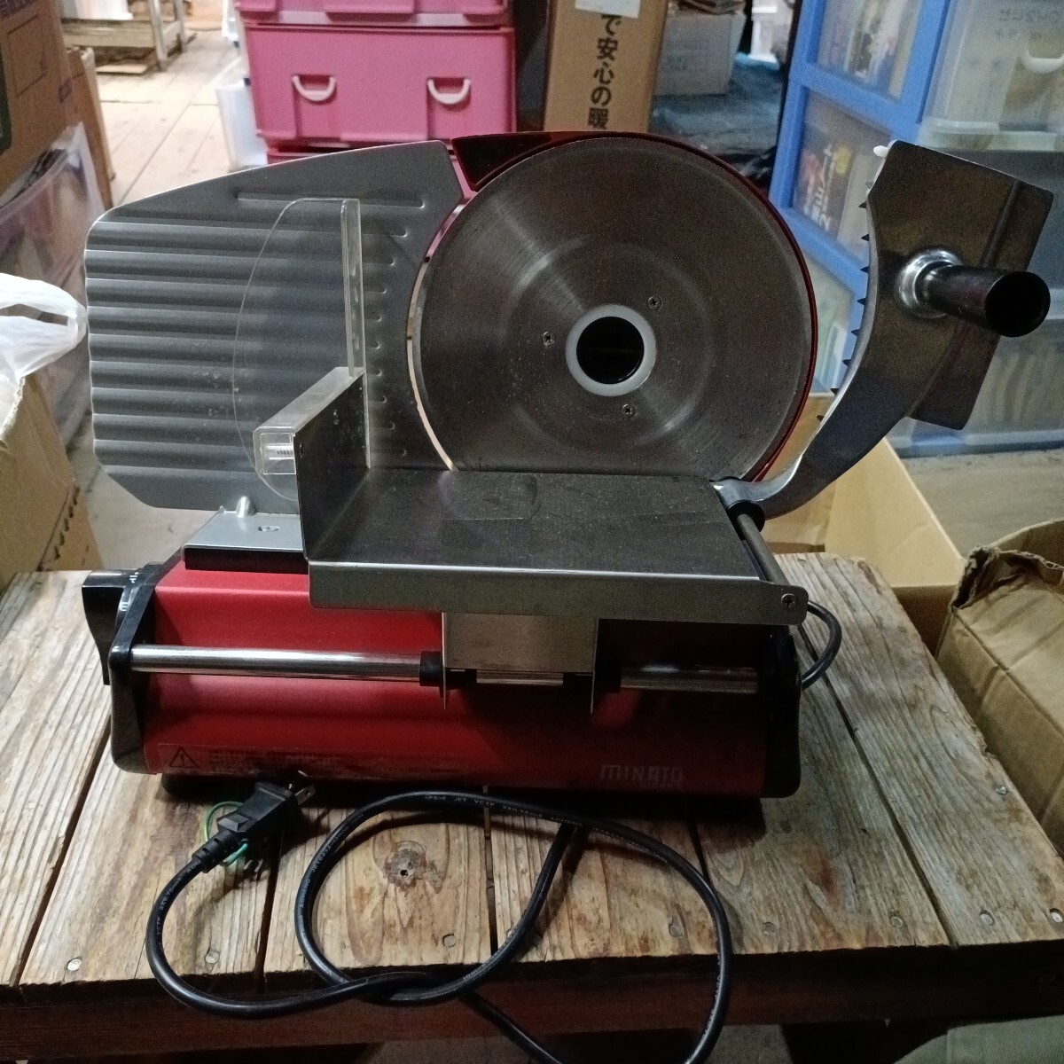 Yahoo!オークション - MINATO ミナト電機工業 家庭用フードスライサー...