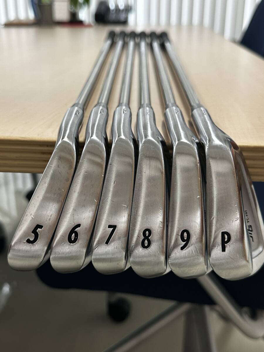 Yahoo!オークション - 三浦技研 TC101アイアン 6本 スチールファイバー...