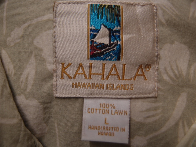 Yahoo!オークション - 古着卸USA KAHALA ハワイアンシャツ L アメリカ...