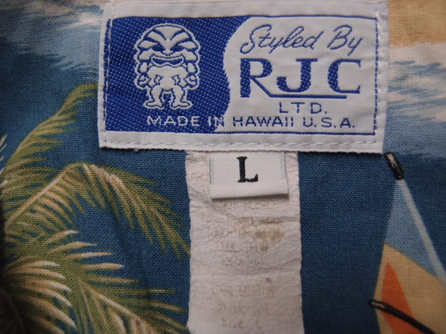 Yahoo!オークション - 古着卸USA RJC ハワイアンシャツ L MADE IN HAW...