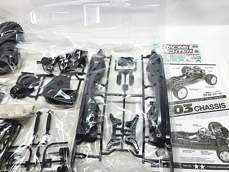 Yahoo!オークション - タミヤ 1/10 レーシングファイター DT-03シャー...