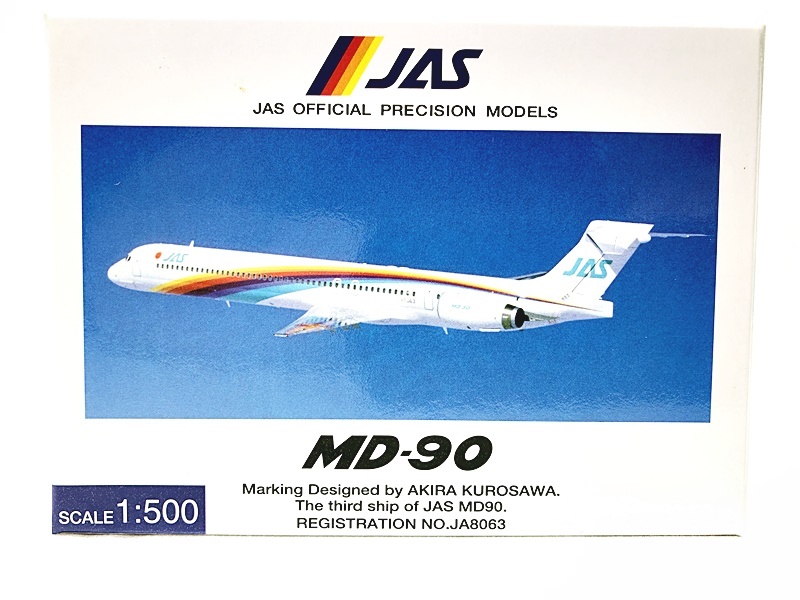 Yahoo!オークション - JALUX 1/500 JAS MD-90 3号機 JD51008 飛行機模...