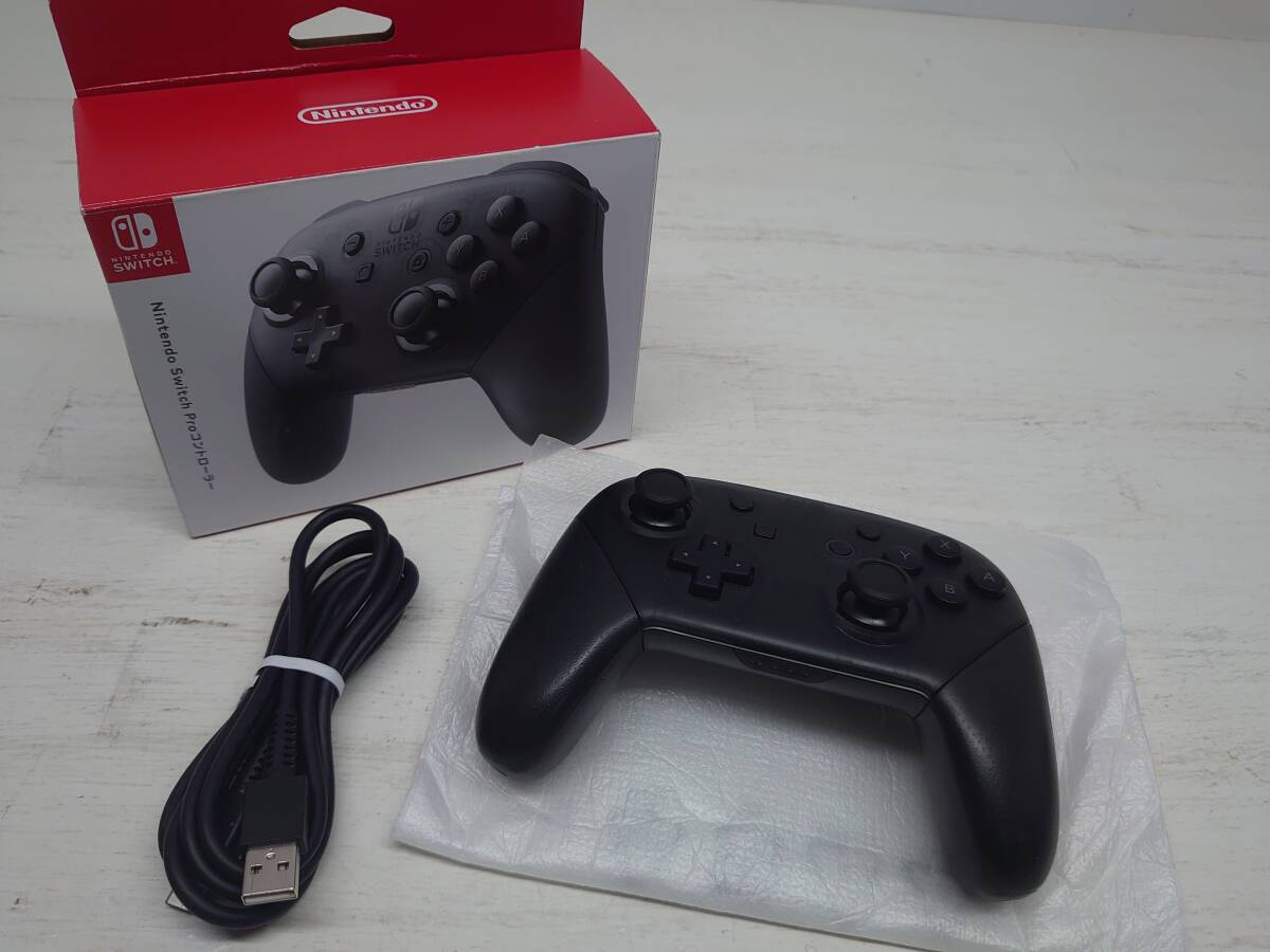 Yahoo!オークション - 065-J60) 中古品 Nintendo Switch Proコントロー...