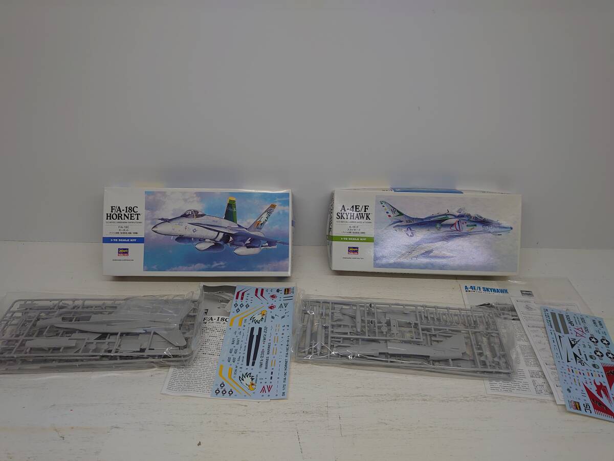 Yahoo!オークション - 115-J73) 未組立 現状 航空機 軍用機 プラモデル...