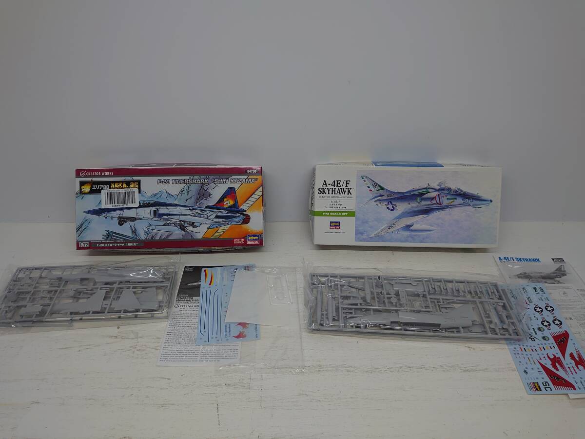 Yahoo!オークション - 115-J73) 未組立 現状 航空機 軍用機 プラモデル...