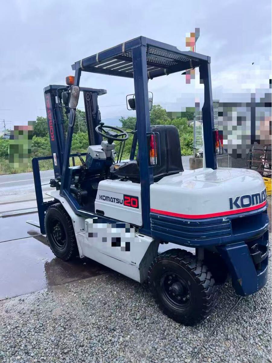 Yahoo!オークション - 小松コマツFG20 ガソリン フォークリフト 2トン ...