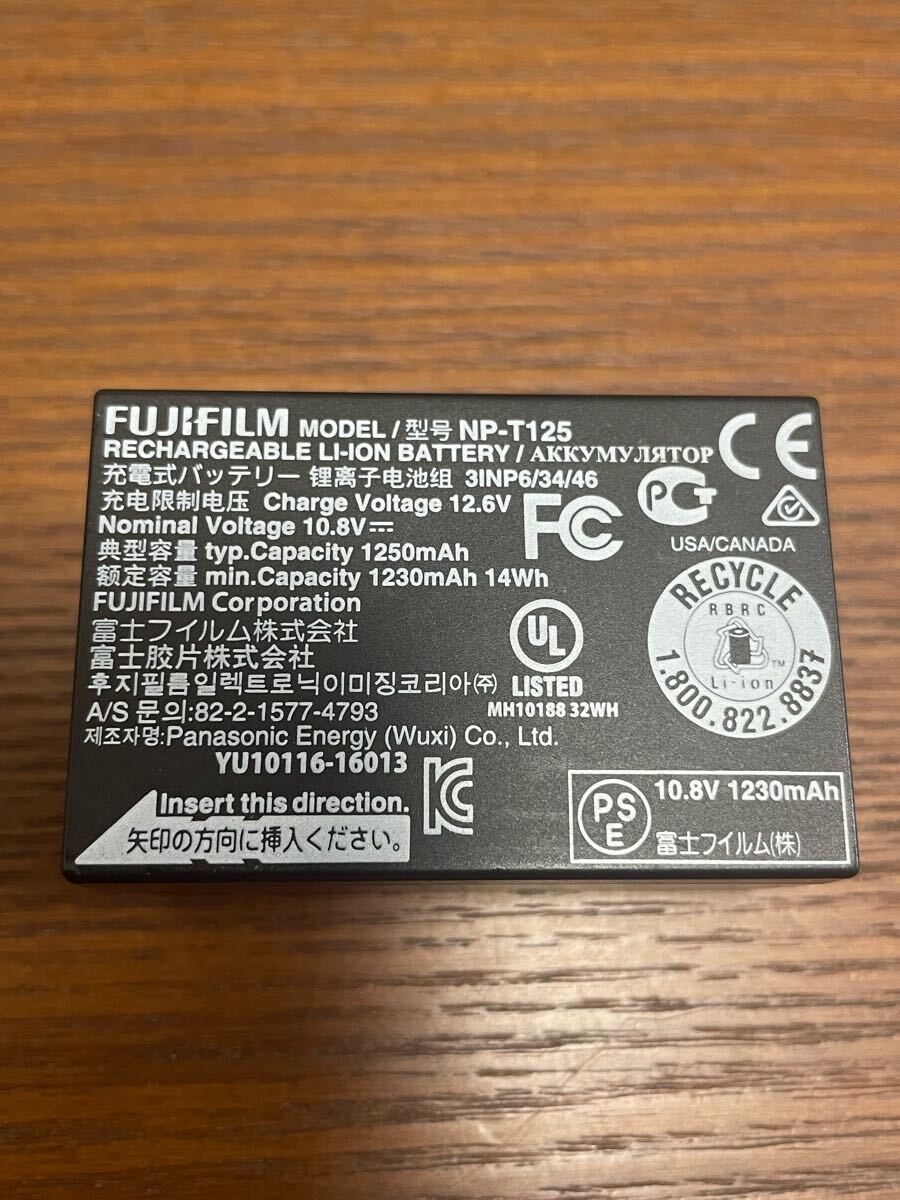 Yahoo!オークション - FUJIFILM 富士フィルム NP-T125 RECHARGEABLE LI...