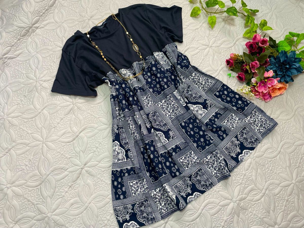 Yahoo!オークション - (表記4L)~3L・LL 綺麗デザイン ボックス バン...