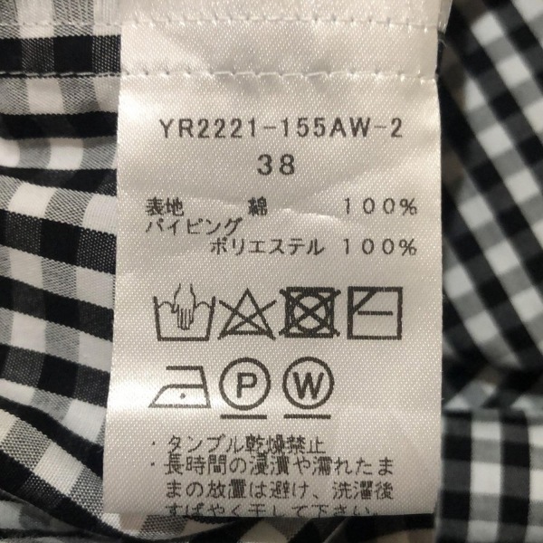 Yahoo!オークション - ヨリ yori 長袖シャツブラウス サイズ38 M - 黒...