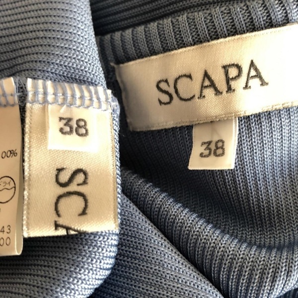 Yahoo!オークション - スキャパ Scapa アンサンブル - ブルーグレー レ...