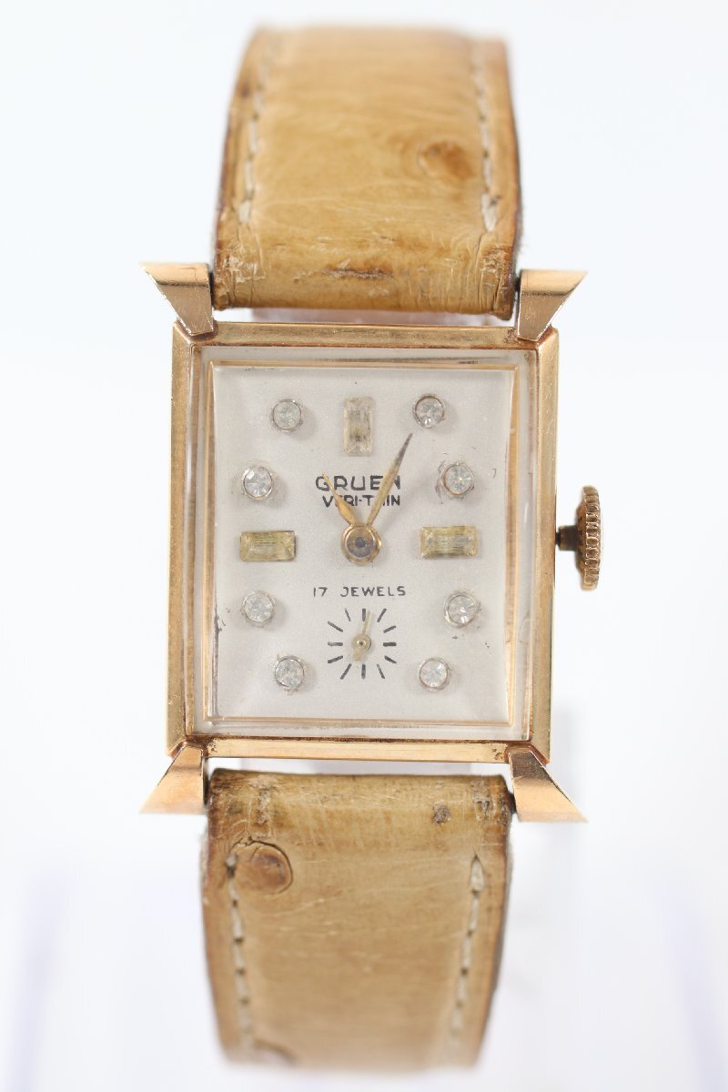 Yahoo!オークション - GRUEN グリュエン VERI-THIN べリシン 14K刻印 ...