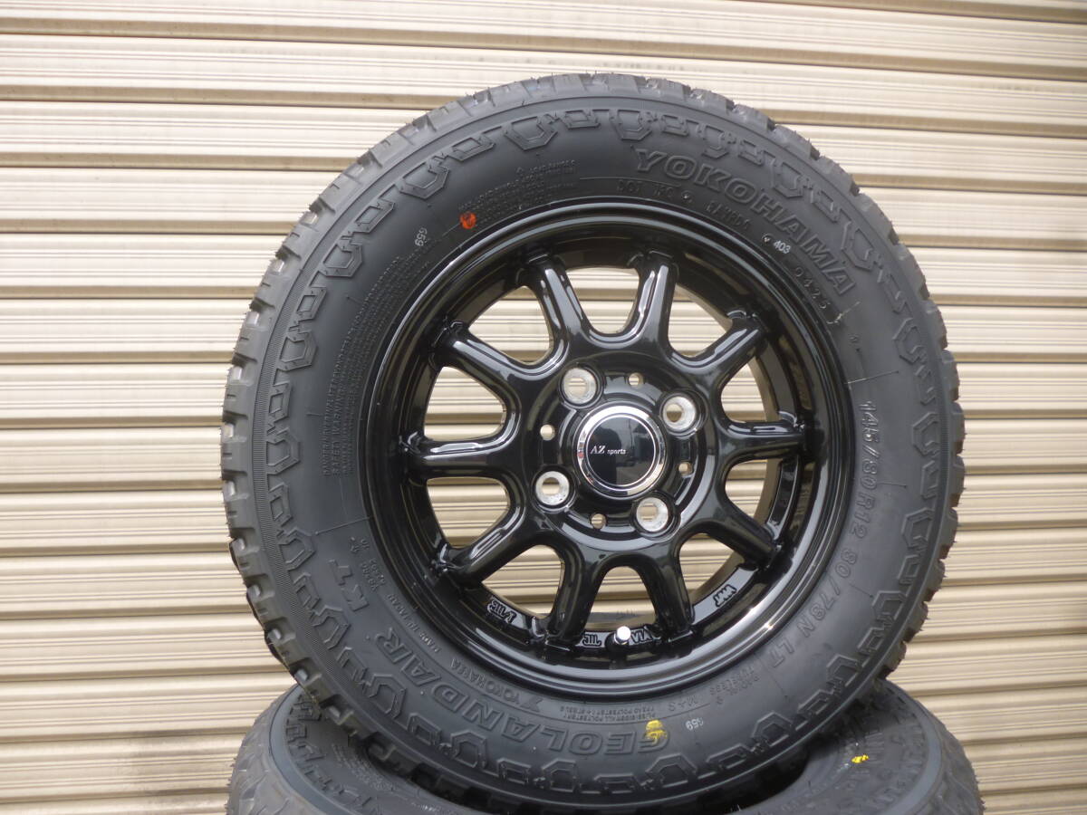 Yahoo!オークション - ヨコハマジオランダーKT 145/80R12 ゴツゴツタイ...