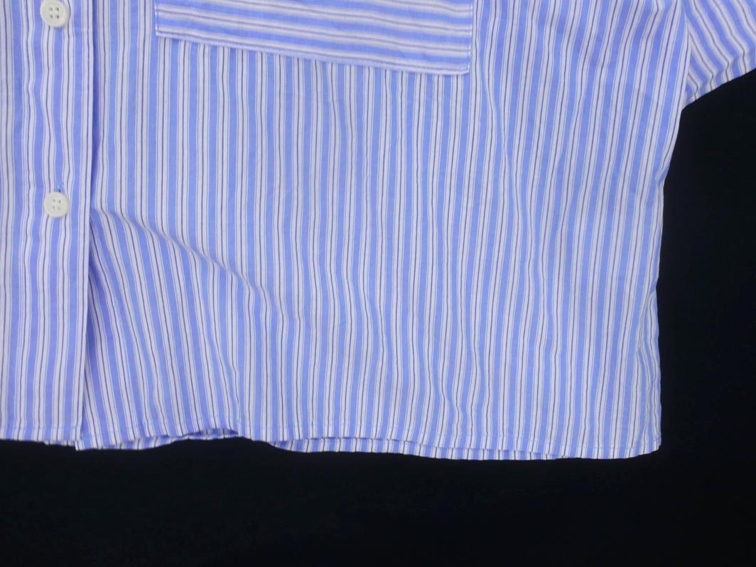 Yahoo!オークション - LAKOLE ラコレ ストライプ ワイド幅 ブラウス シ...