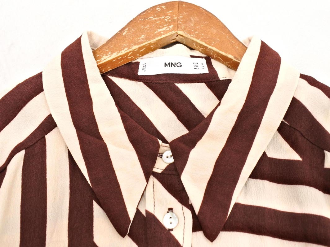 Yahoo!オークション - ネコポスOK MNG マンゴ ストライプ ノースリーブ...