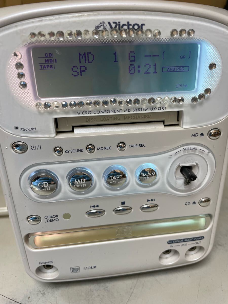 Yahoo!オークション - Victor ビクター UX-QX1 システムコンポ CDラジ...