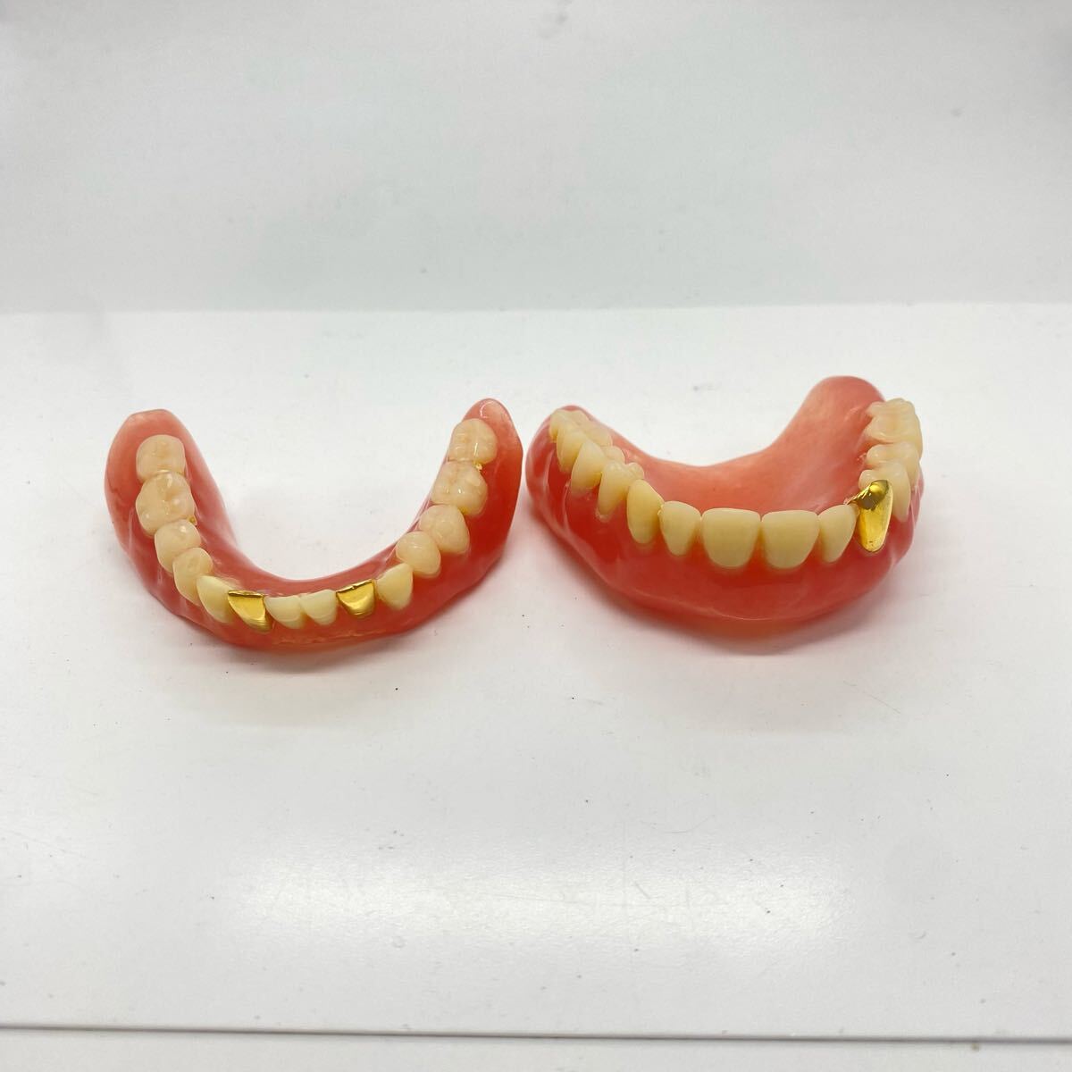 Yahoo!オークション - 1円〜 4M 金歯 総重量38g ゴールド GOLD 金 総入...