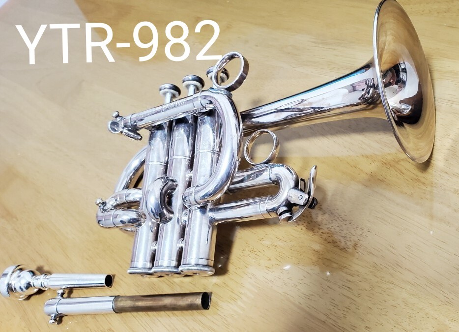 Yahoo!オークション - YTR-982 YAMAHA Customピッコロトランペット